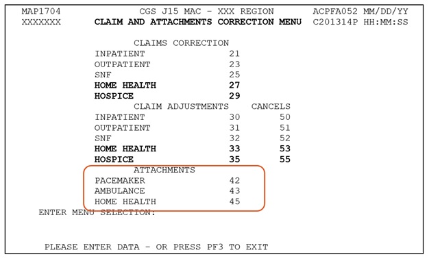 Fiscal Intermediary Standard System (FISS) Direct Data Entry (DDE ...