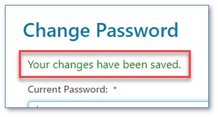 myCGS User Manual - My Account