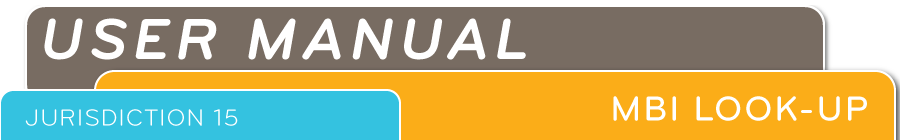 myCGS User Manual - MBI Look-Up