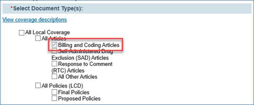 How Do I Search for an LCD or NCD?